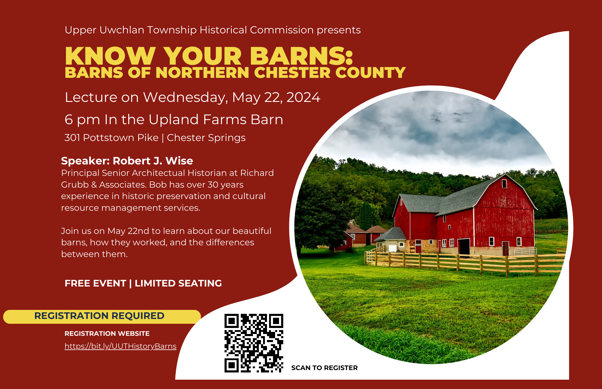 Calendar • Know your Barns: Barns of Northern Chester County